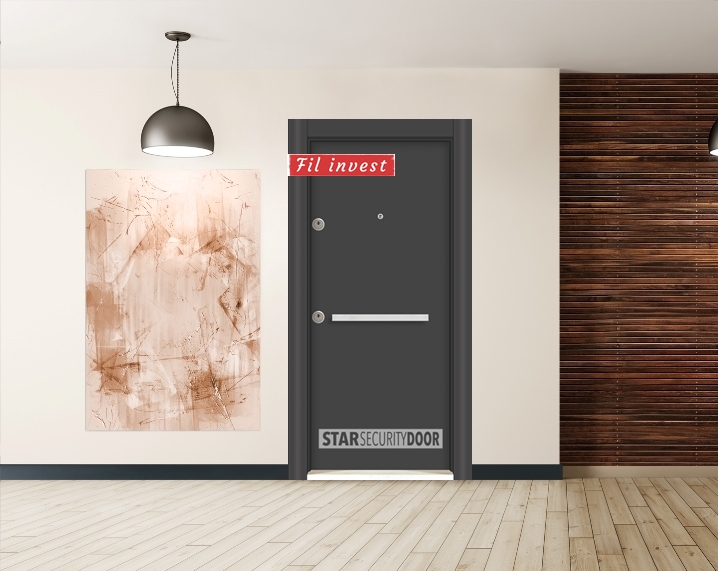 Врата Star Security Door серия Outdoor модел LP Антрацит