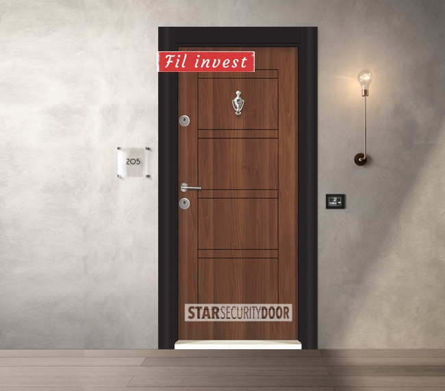 Врата Star Security Door серия Parkdoor модел SL102 Металик