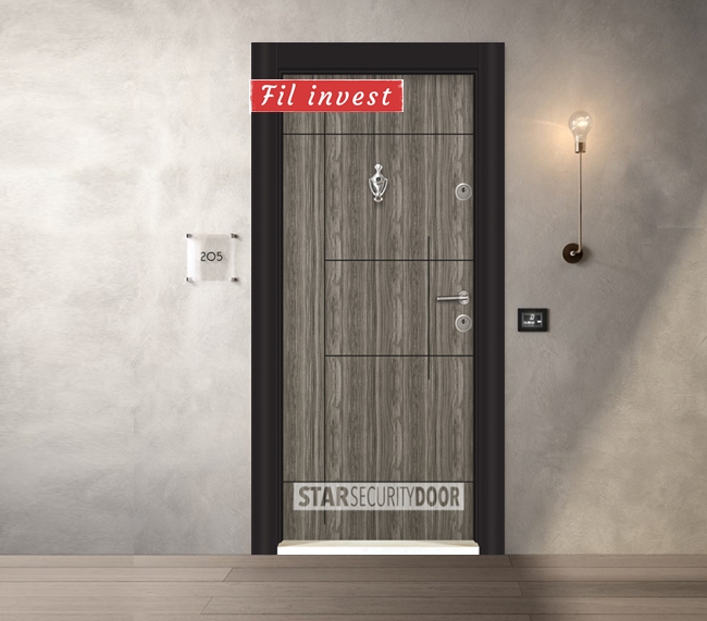 Врата Star Security Door серия Parkdoor модел SL203 Думан