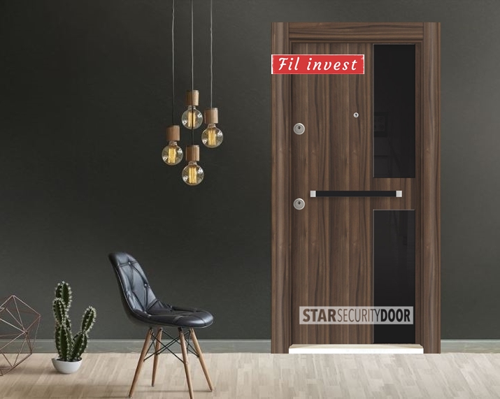 Врата Star Security Door серия Silod модел SD14 Натурален - FIL Invest