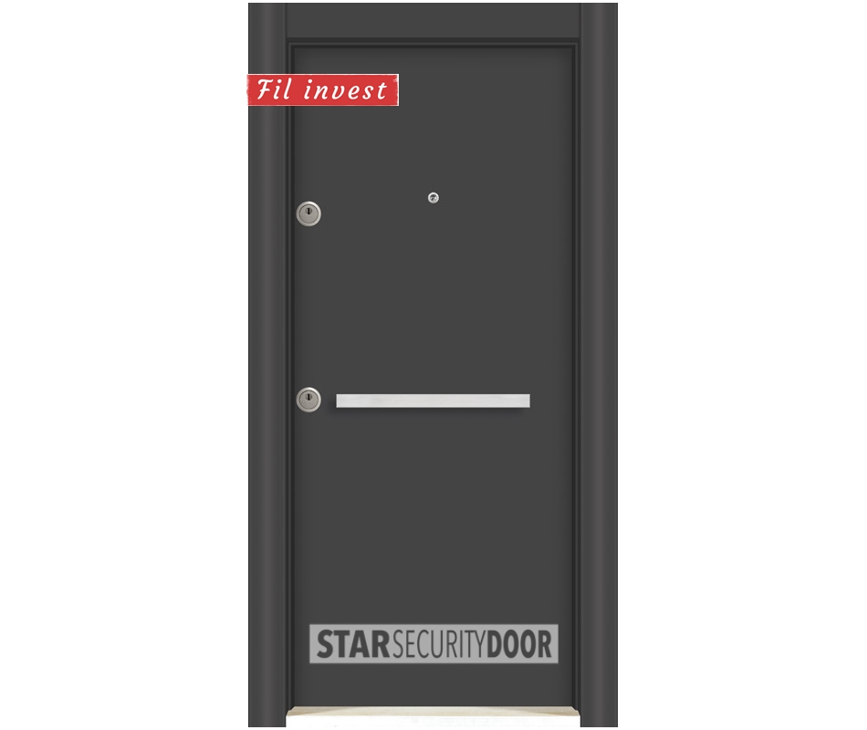 Врата Star Security Door серия Outdoor модел LP Антрацит