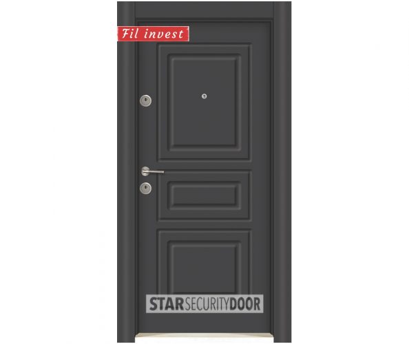 Врата Star Security Door серия Outdoor модел LP12 Антрацит