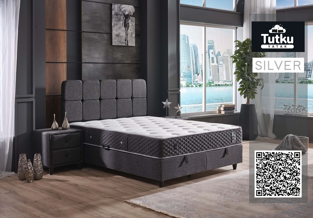 Тапицирано легло Silver с матрак - FIL Invest